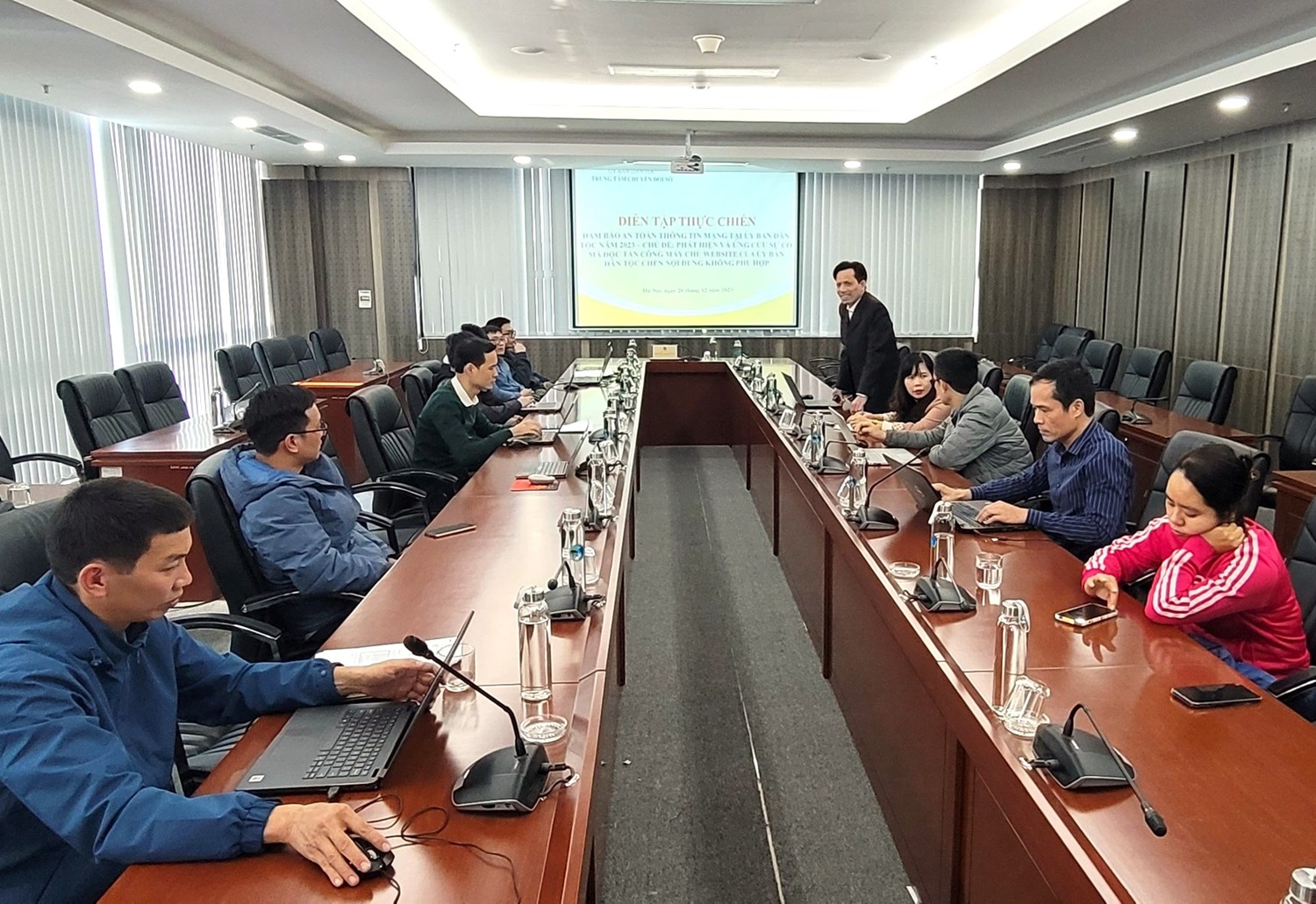 UBDT: Diễn tập phát hiện và ứng cứu sự cố mã độc tấn công máy chủ Cổng ...